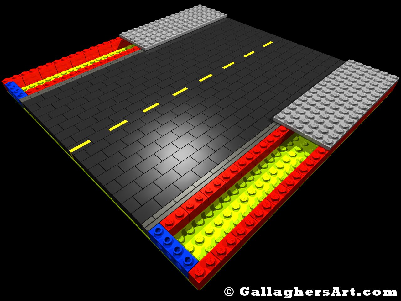 Custom Modular LEGO SNOT Roads version SP01 | GallaghersArt