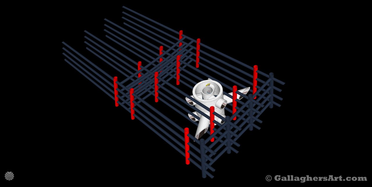 Generational Habitable Space Travel Gravitational Module | GallaghersArt