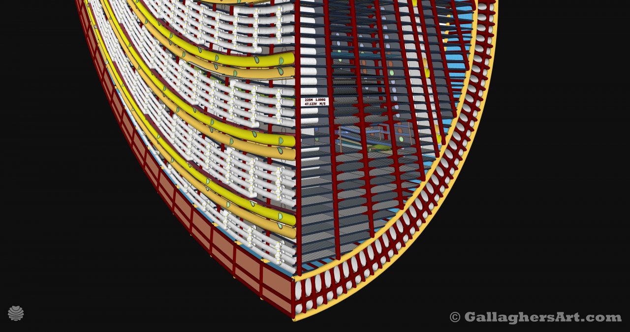 Generational Habitable Space Travel Gravitational Module | GallaghersArt